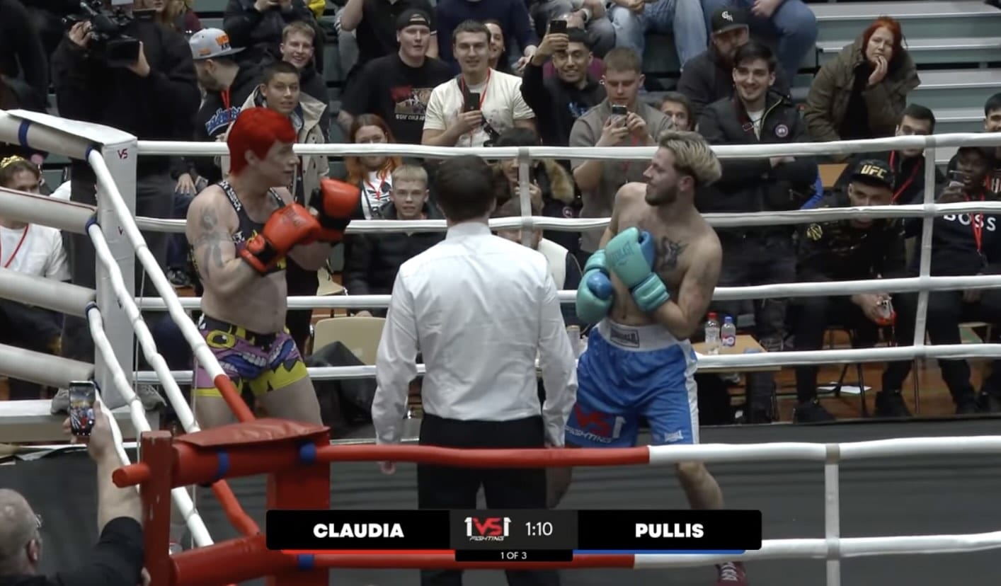 Claudia ja Pullis kohtasivat 1vs1 Fightingin pääottelussa – tässä ...